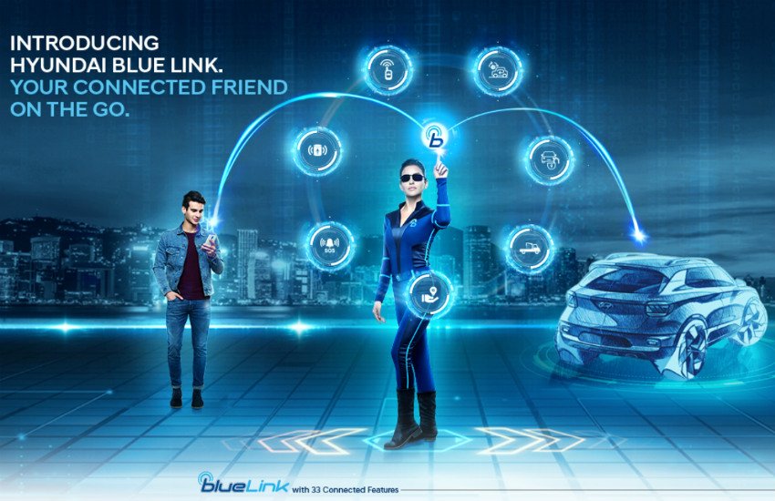 Hyundai Venue BlueLink Connected Car Technology Unveiled In India ...