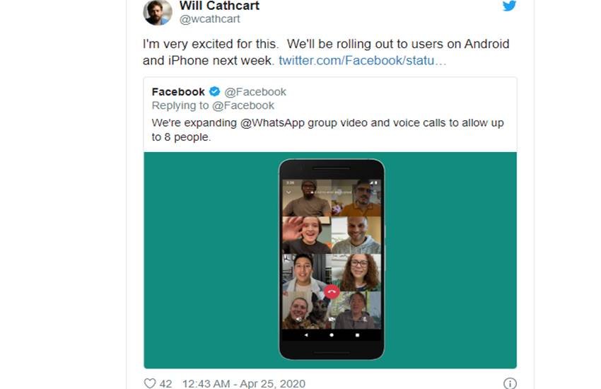 WhatsApp Video Call Limit increased know how many whatsapp users can ...