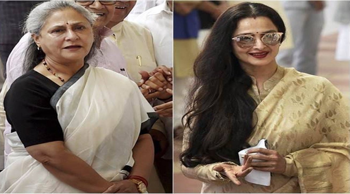 Rekha Took Oath As A Rajya Sabha Member While Jaya Bachchan Got Her ...