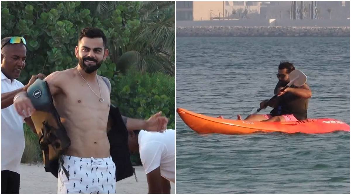 VIDEO: Virat Rohit Rahul Karthik Team India had fun in sea, Suryakumar ...