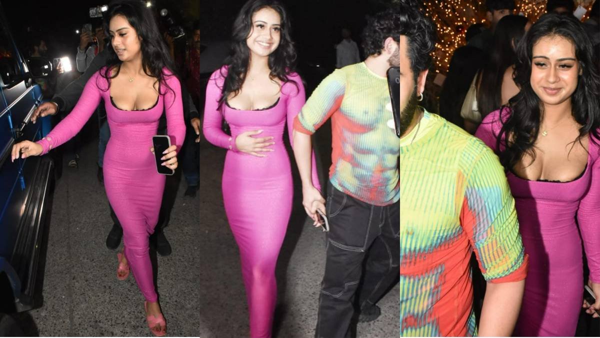 nysa devgan with Orry Awatramani christmas party ajay devgn kajol ...