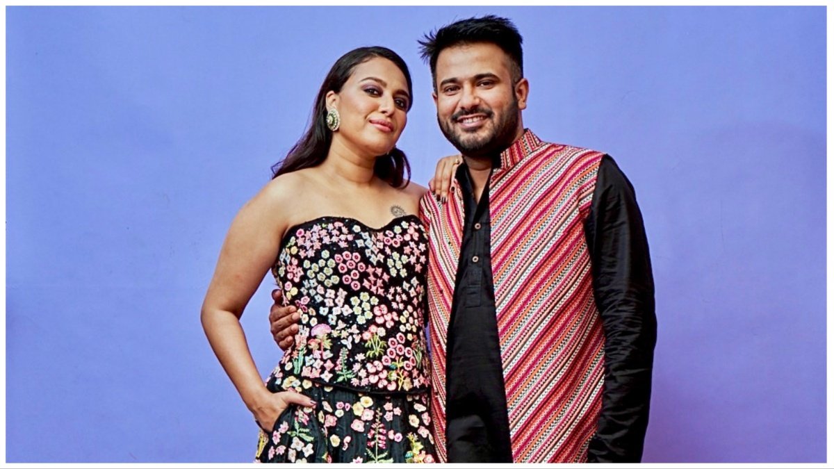 Swara Bhaskar being trolled for attending Filmfare Award function with husband Fahad ahmad ...