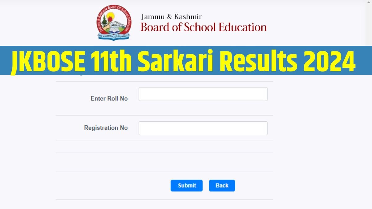 JKBOSE Jammu Kashmir Board 11th soft and hard zone Result 2024 Date Time JKBOSE 11th Class ...