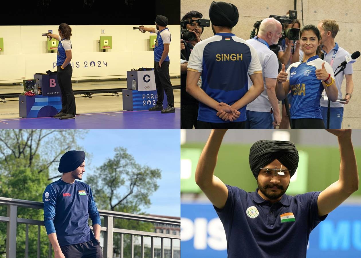 Paris Olympic 2024 Who is Sarabjot Singh Won bronze medal in 10 meter ...