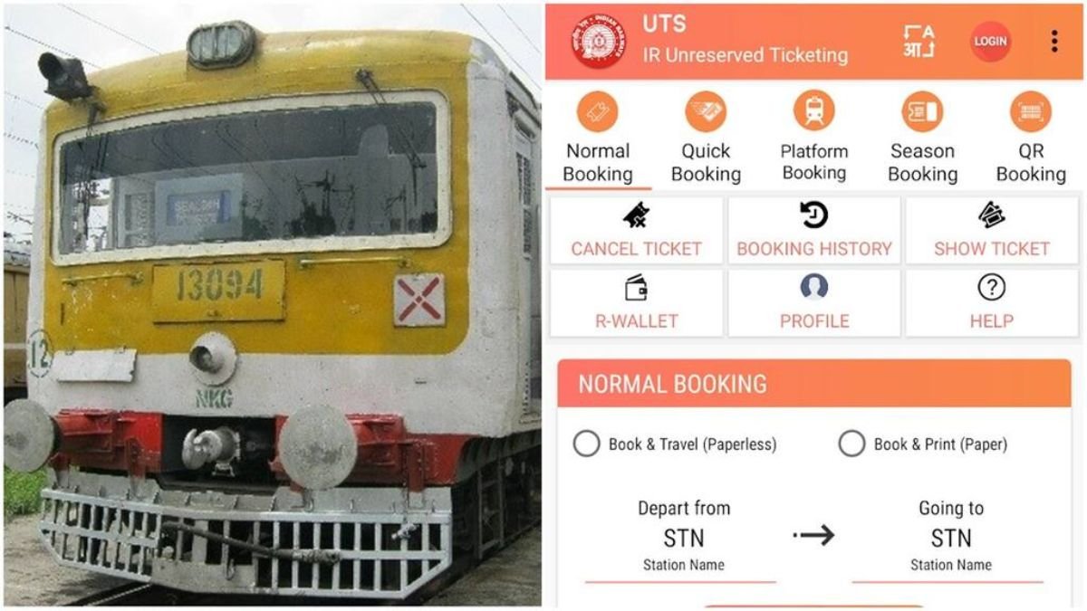 How to book local train and platform tickets using UTS app online Indian Railway Application ...