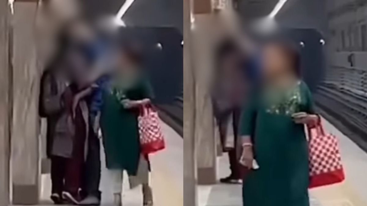 Video of a couple kissing at Kolkata kalighat Metro station goes viral users react - | Jansatta