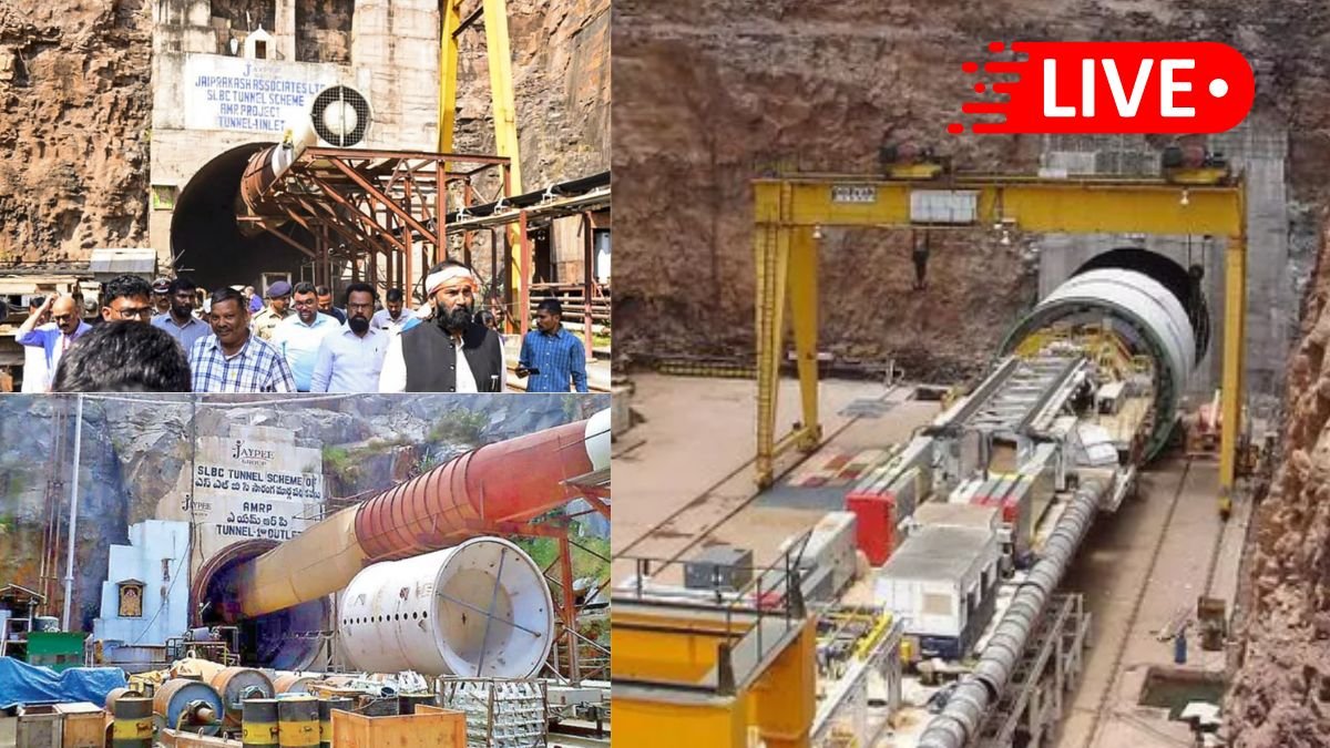 Telangana Tunnel Collapse: Telangana SLBC Tunnel Collapse In ...