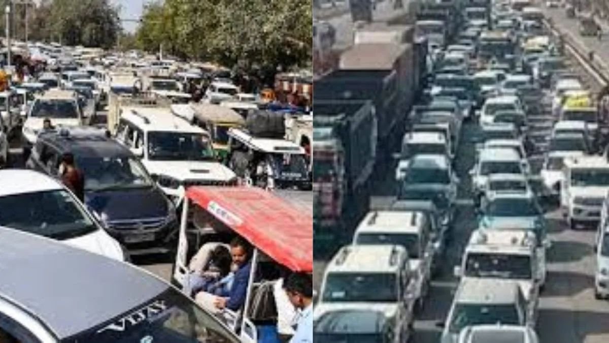 maha Kumbh 2025 Mahashivratri long traffic jam crowd gathered in ...