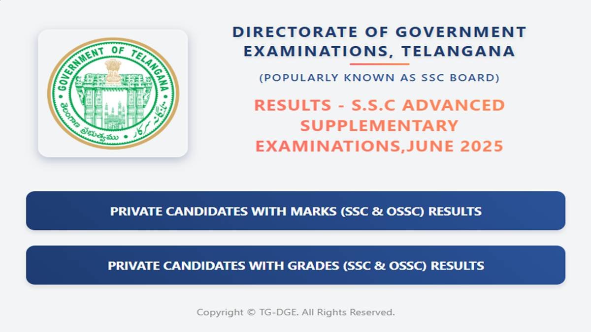 ts ssc supplementary results 2025 DIRECTORATE OF GOVERNMENT ...