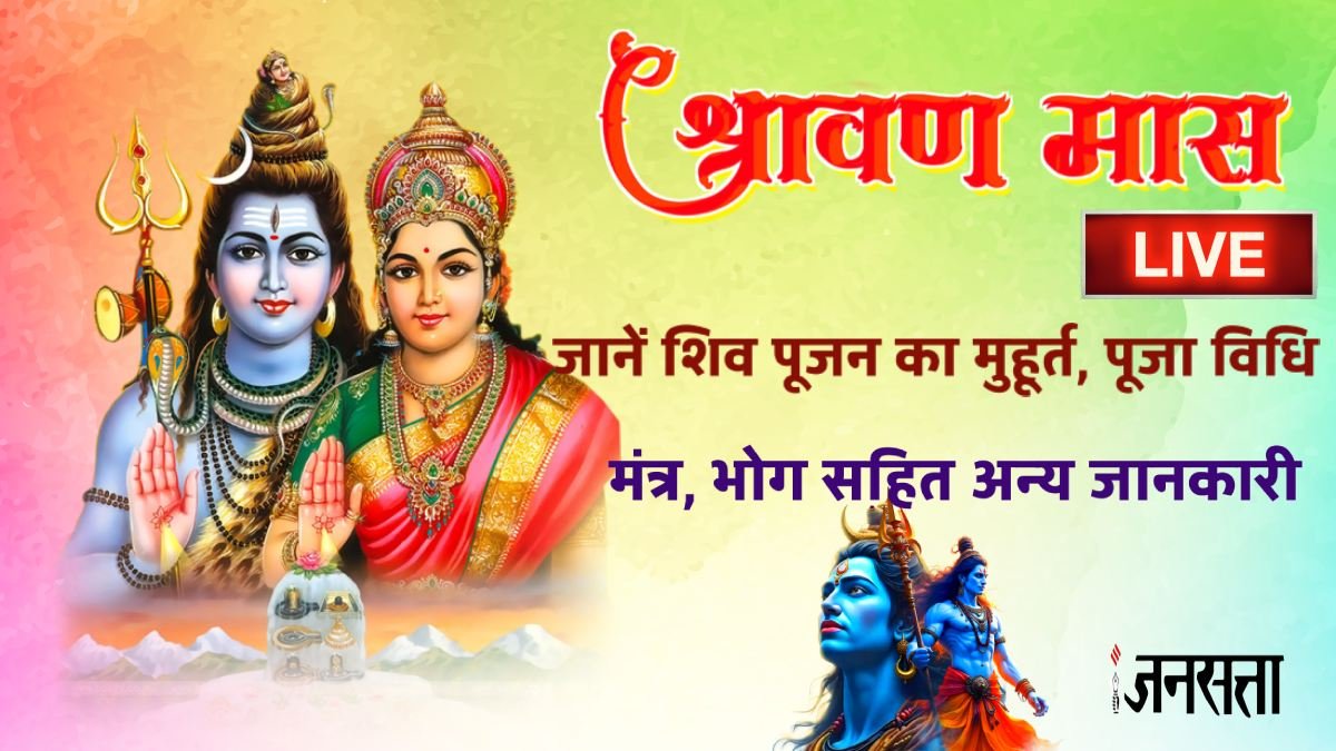 Sawan 2025 Lord Shiva Puja Vidhi, Mantra, Aarti, Bhog, Chalisa ...