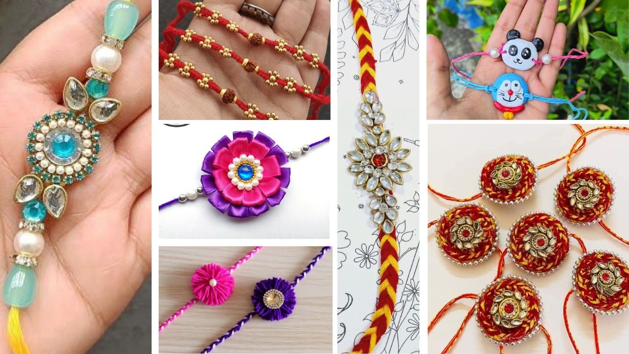 DIY राखी आइडियाज: इन चीजों से घर पर बनाएं सस्ती और सुंदर राखी | Make Rakhi at Home – Easy DIY ...