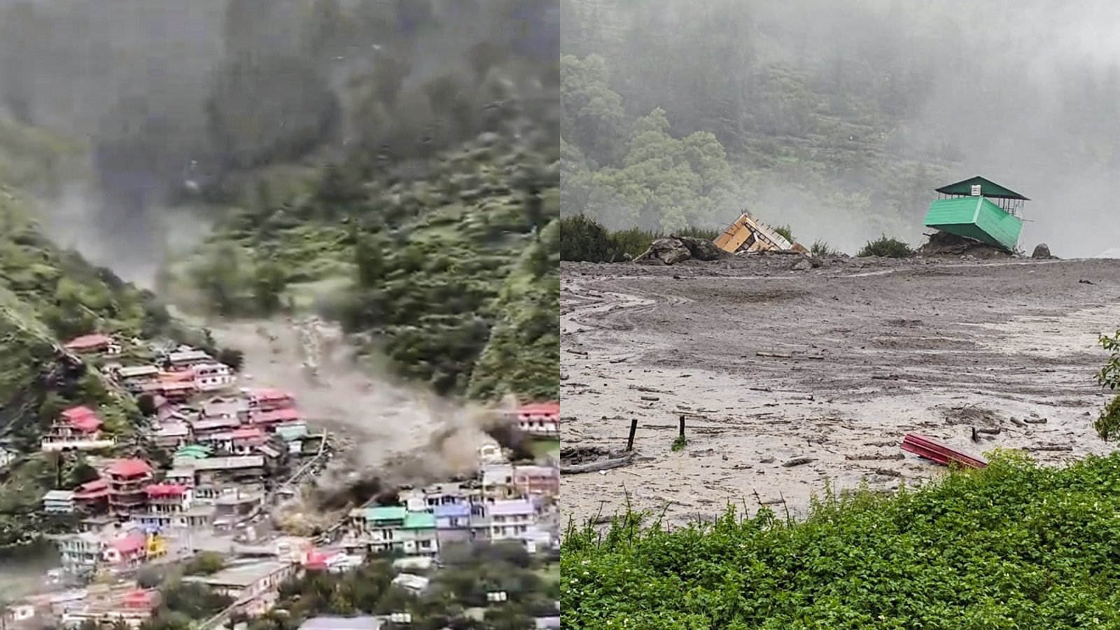 Cloudburst Triggers Devastation in Uttarkashi, Flash Floods Hit Dharali, Homes and Hotels Washed ...