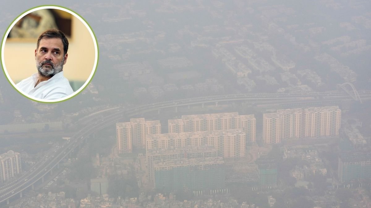 Air Pollution in Delhi NCR Rahul Gandhi says Modi Ji Indian children are choking in front of us ...