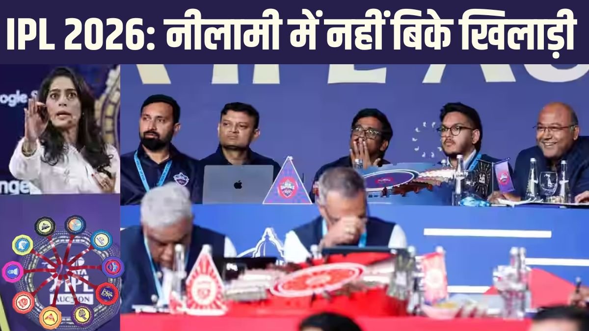 IPL 2026 Unsold Player List: आईपीएल नीलामी में अनसोल्ड प्लेयर्स की सूची ...