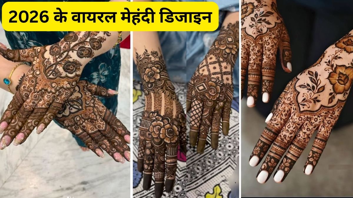 दुबई की लड़कियों को पसंद आते हैं फ्लोरल पैटर्न में बने Khafif Mehndi ...