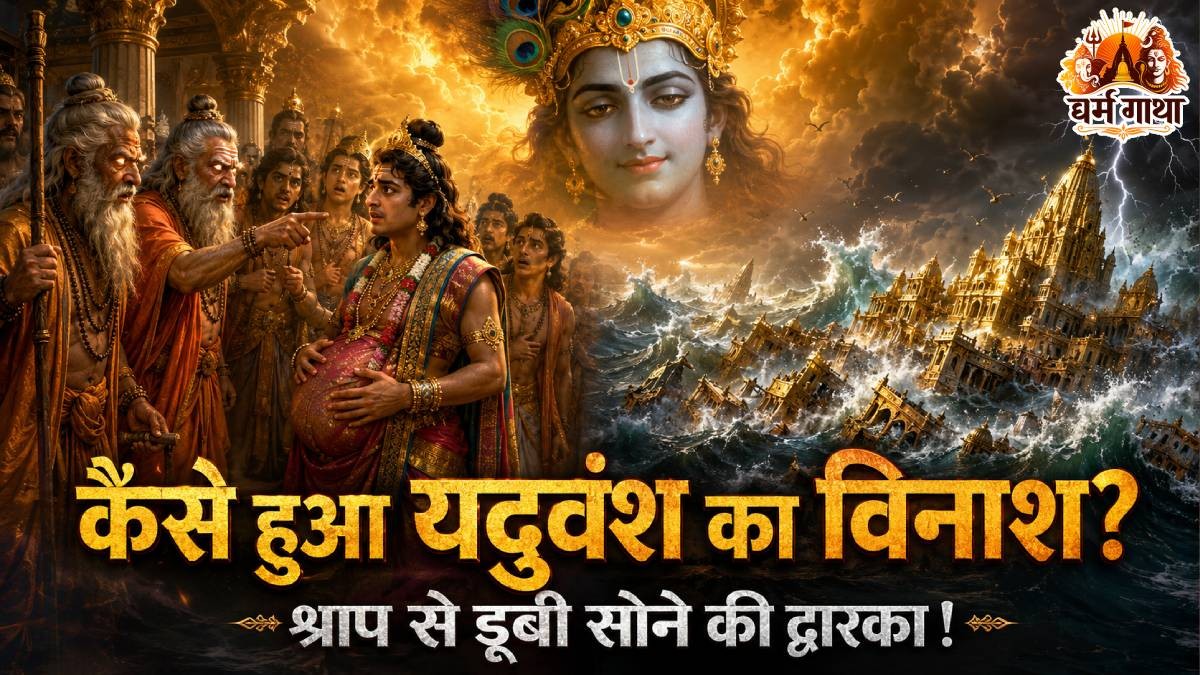 धर्म गाथा: साम्ब के मजाक से शुरू हुई यदुवंश के संहार की कथा, ऐसे डूब गई ...